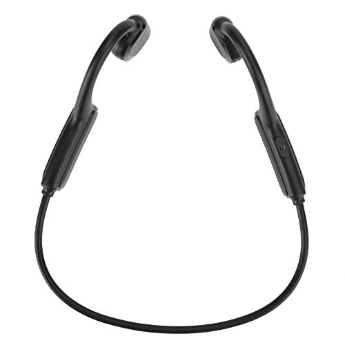 Cuifati Wireless Bone Conduction Headphones, Open-Ear Bluetooth Bone Conduction Sports Earbuds, High Bass Diaphragm, 3D, Skin Friendly, for Outdoor Sports, Running