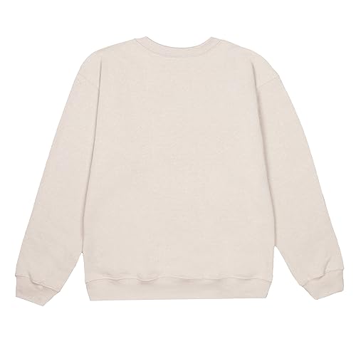 Suburban Riot TMNT Official Nyc Turtles Willow Women's Long Sleeve Fleece Sweatshirt (Small) Cream