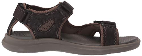 Nunn Bush Men's Rio Vista 3 Strap River Sandal Water Shoe, Brown Multi,7 M US