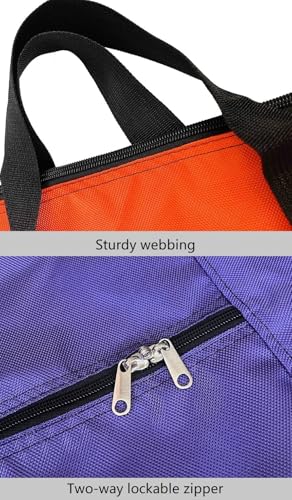 DoYiKe Extra Large Storage Duffle Bag with Zippers and Handles, Big Foldable Duffle Bag for Travel-38x23x11Inch