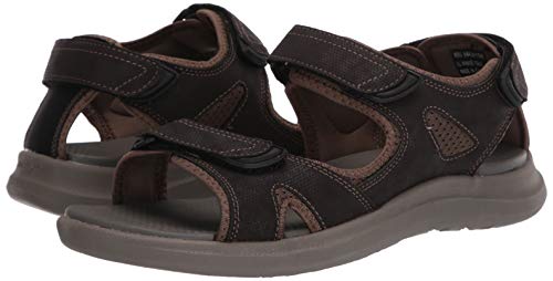 Nunn Bush Men's Rio Vista 3 Strap River Sandal Water Shoe, Brown Multi,7 M US