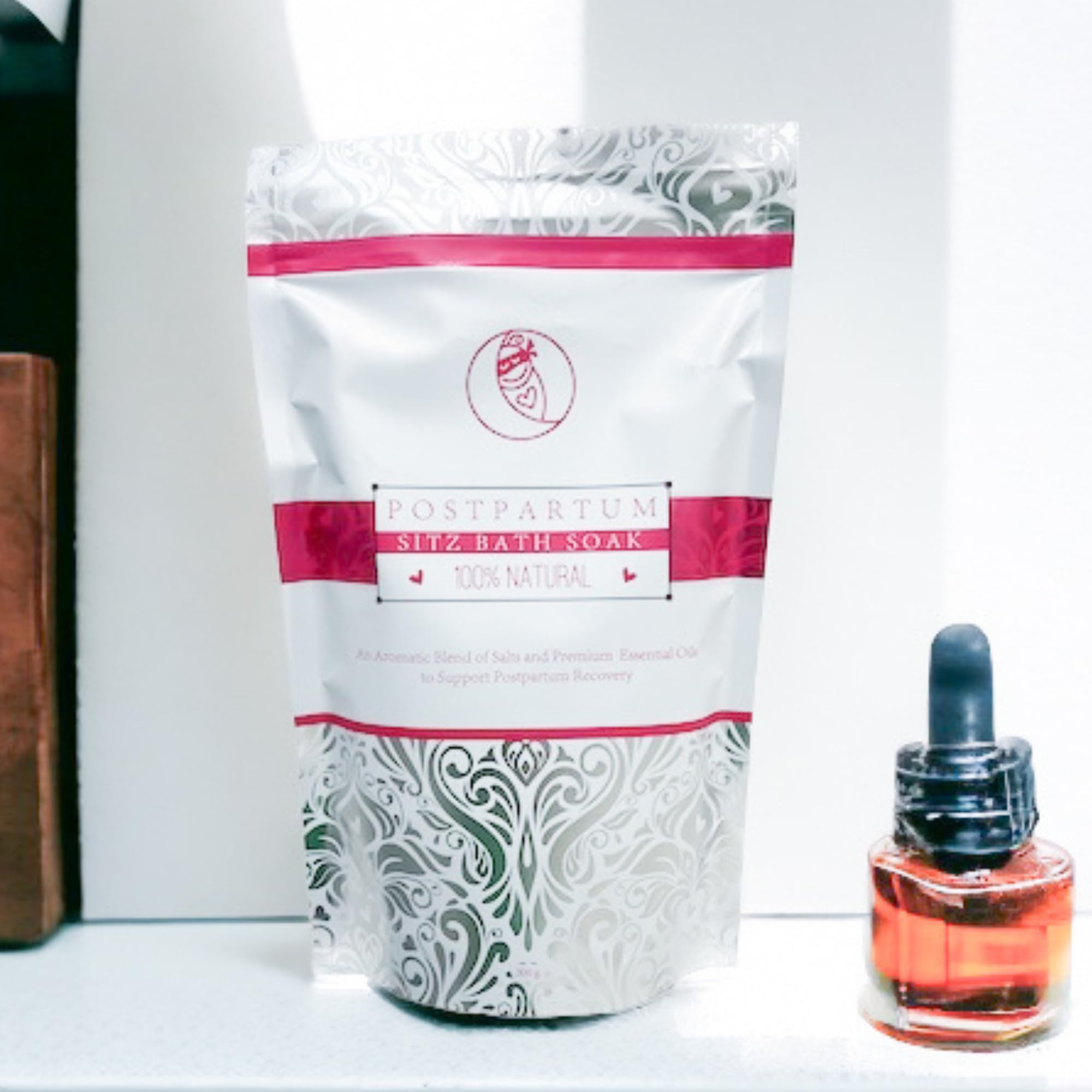 Ninja Mama Sitz Bath Soak Postpartum Relief After Birth Tears and Hemorrhoids. All Natural Dead Sea and Epsom Salts Blend with Essential Oils.Post Partum. 10 oz Pack for 10 Over The Toilet Sitz Baths