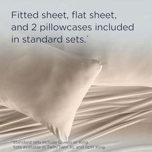 TEMPUR-Rayon from Bamboo Sheet Set, Sandstone, California King