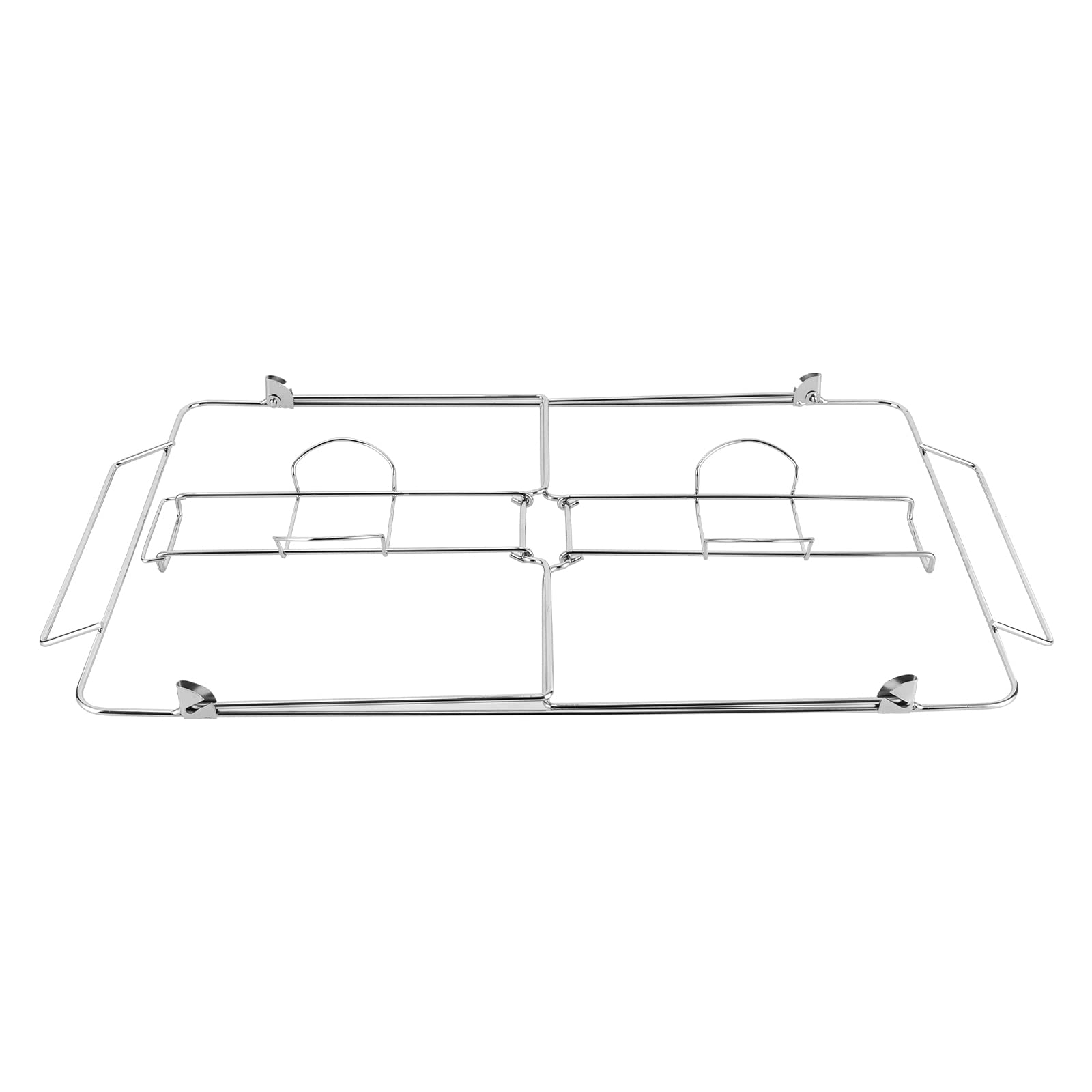12 Pack Wire Rack Buffet Stand, Foldable Chafing Wire Racks Easy Collapsible for Storage & Reuse for Home Party, Wedding and Birthday Party Event Catering Supplies