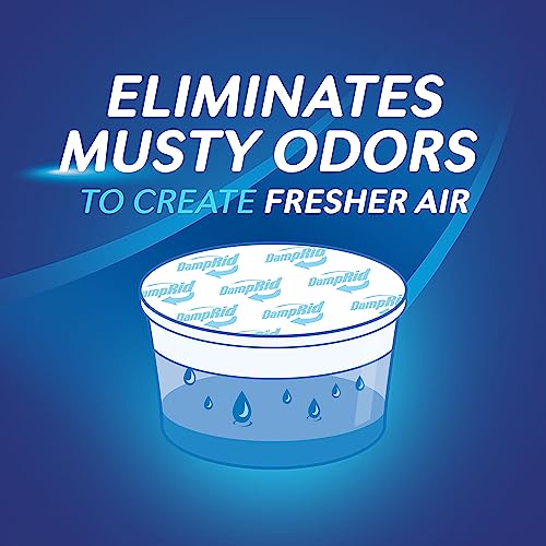 DampRid Hi-Capacity Moisture Absorber Bucket, 2 Pack — Fragrance Free, 2 lb. 15.5 oz.