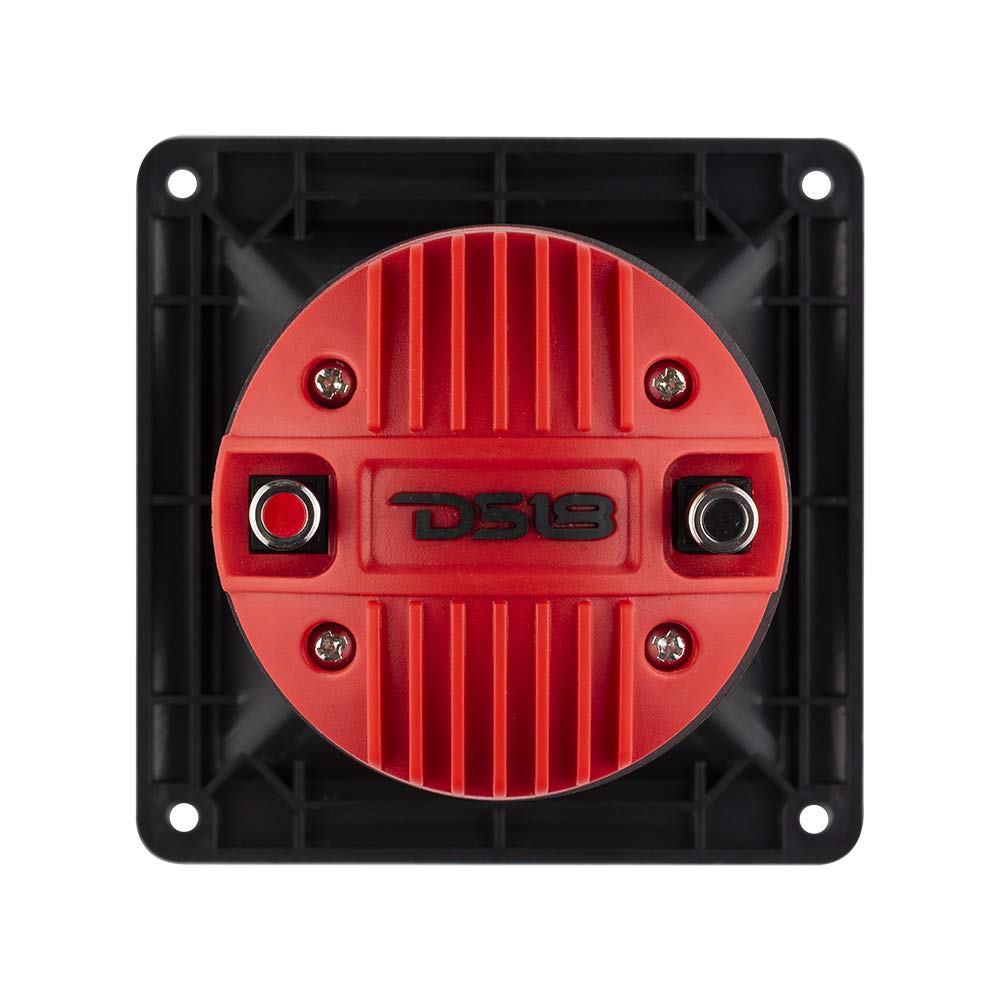 DS18 PRO-DR1PK44 1" Twist On Throat Compression Driver with 1" Phenolic Voice Coil and PRO-H44/BK Horn 240 Watts 8-ohm