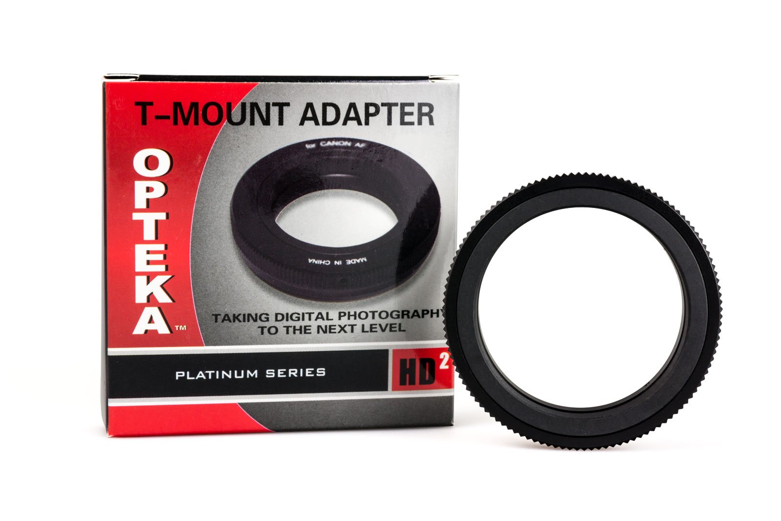 Opteka T-Mount (T2) Adapter Compatible for Canon EF EOS 80D, 77D, 70D, 60D, 60Da, 50D, 7D, 6D, 5D, 5Ds, T7i, T7s, T6s, T6i, T6, T5i, T5, T4i, T3i, T3, T2i, SL2 and SL1 Digital SLR Cameras