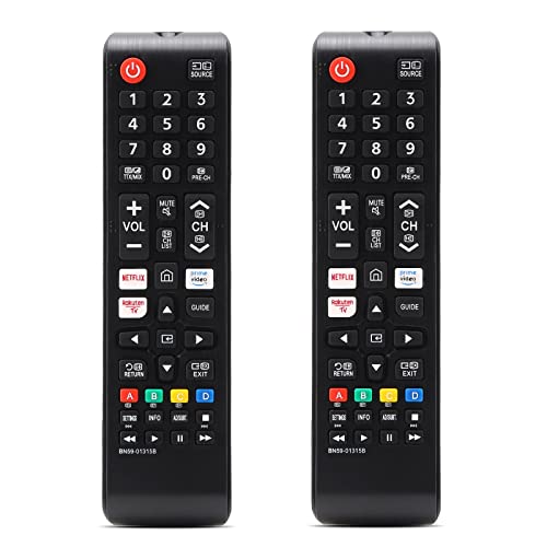 ăPack of 2ă Replacement Remote Control BN59-01315B Fits for Samsung Smart TV LCD LED UHD QLED 4K HDR TVs, Universal Remote Control for Samsung All Smart TV Models