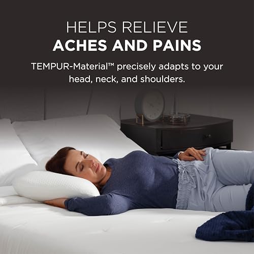 Tempur-Pedic Memory Foam Symphony Pillow Luxury Soft Feel, Standard, White