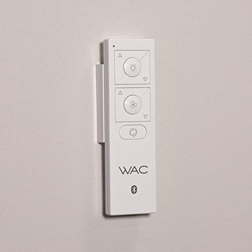WAC Smart Fans Blitzen Indoor and Outdoor 3-Blade Ceiling Fan 54in Matte Black with Remote Control works with Alexa and iOS or Android App