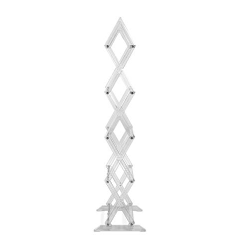 Atlantic Mitsu 5-Tier Portable Media Storage Rack β Holds 130 CD; or 90 DVD; or 105 Blu-ray/Console Game Discs β PN 64836265 in Clear