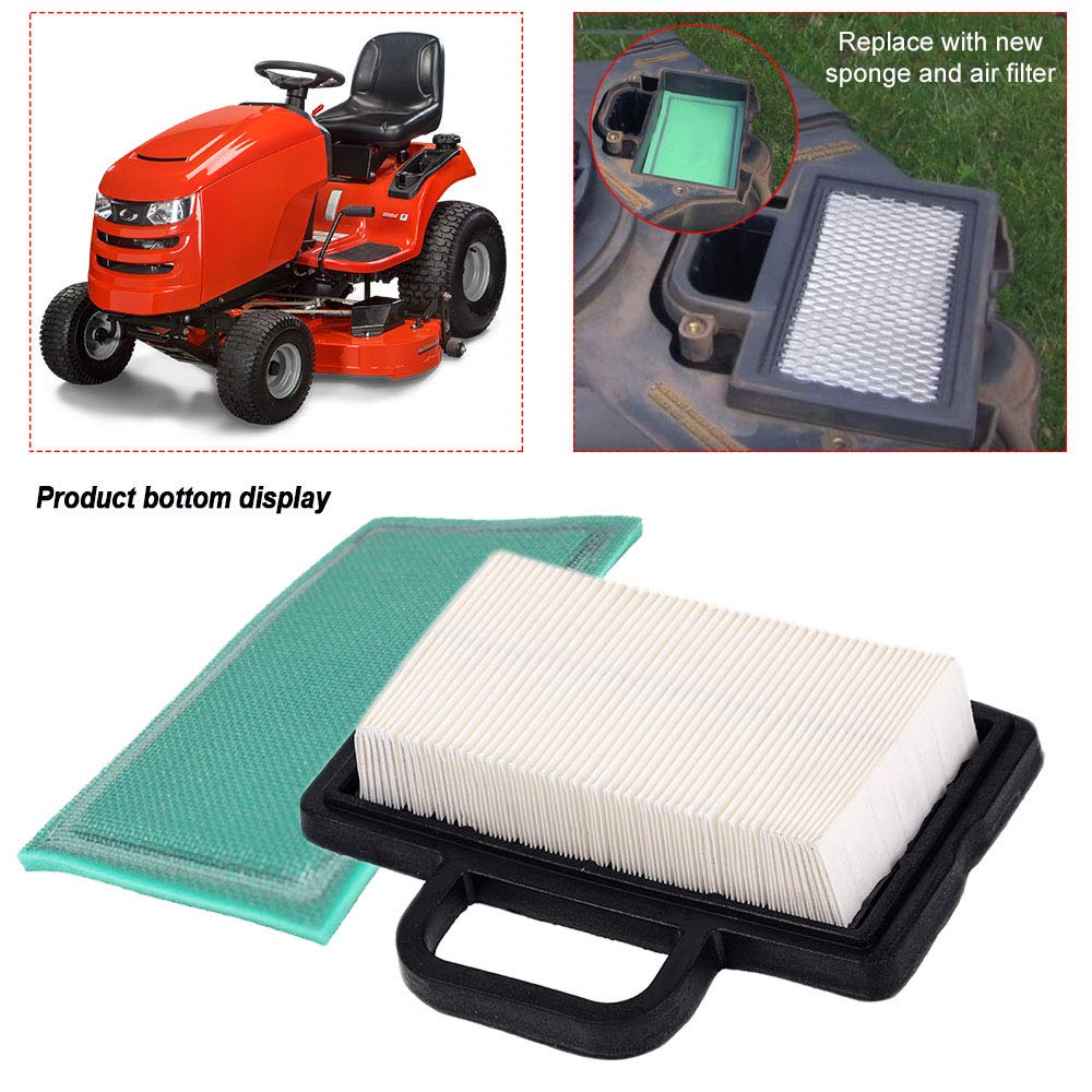 HIFROM Flat Air Filter Pre Filter Compatible with 792101 273638S 672772 671231 5408 5408H 273238 Intek V-Twin Engines 16-27 HP (Pack of 5)