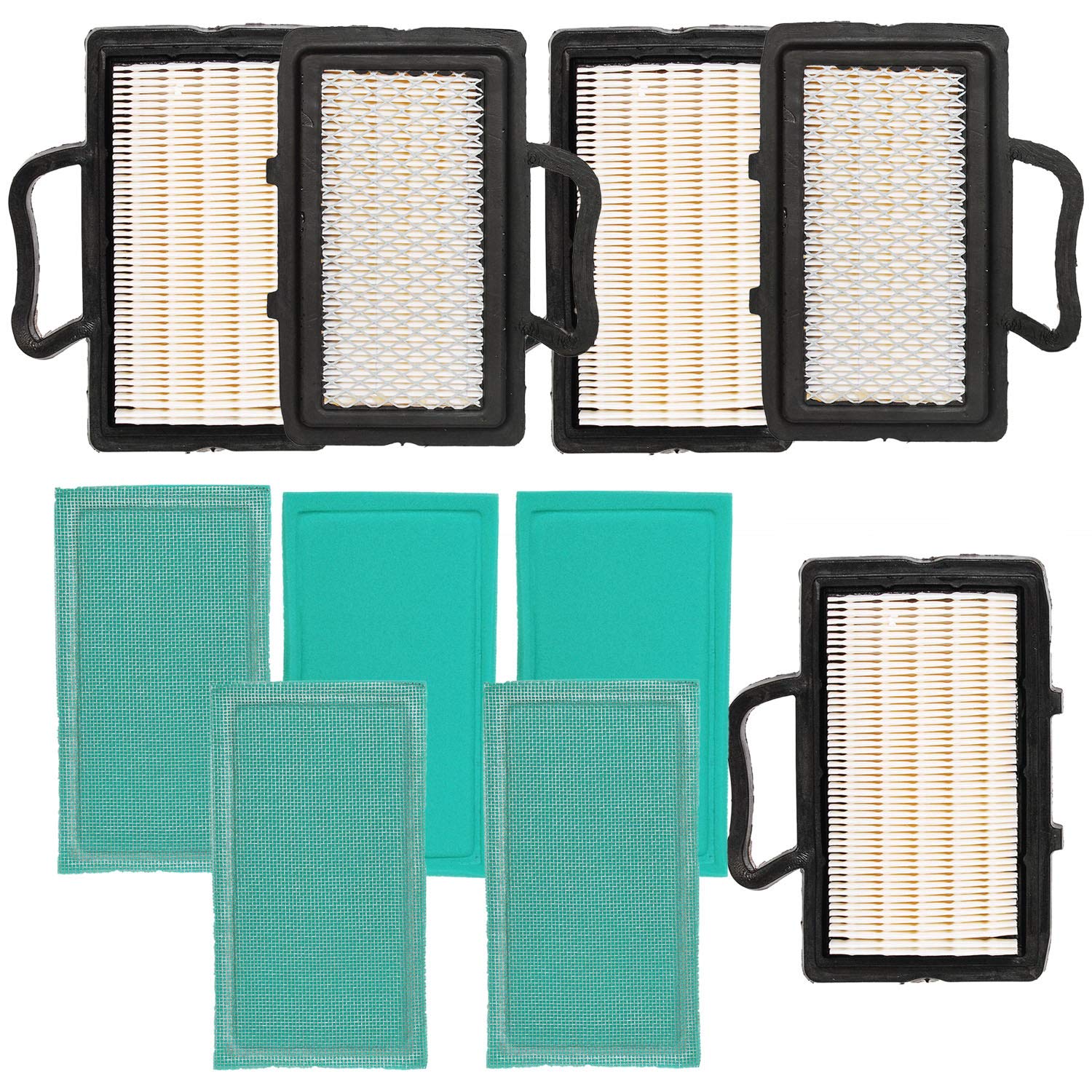 HIFROM Flat Air Filter Pre Filter Compatible with 792101 273638S 672772 671231 5408 5408H 273238 Intek V-Twin Engines 16-27 HP (Pack of 5)