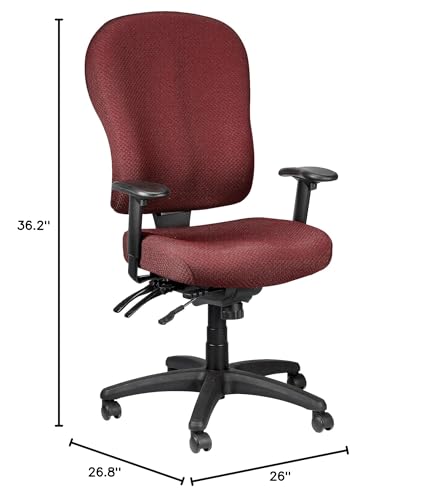 Tempur-Pedic TP4000 Fabric Task Chair, Burgundy (TP4000-BURG)