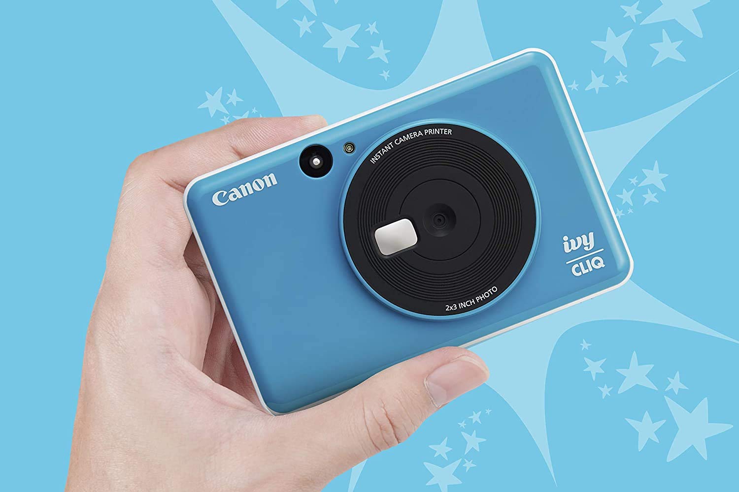 Canon Ivy CLIQ Instant Camera Printer, Mini Photo Printer with Seaside Blue