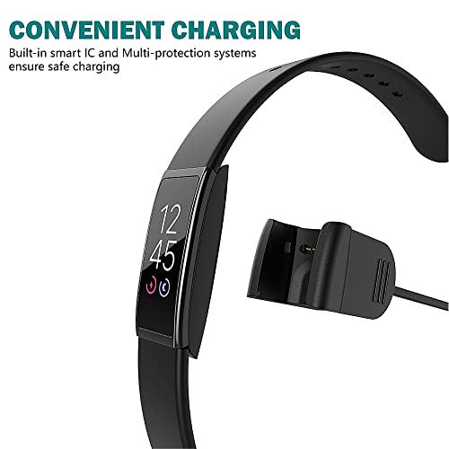 TUSITA [2-Pack Charger Clip Compatible with Halo View - USB Charging Cable 3.3ft 100cm - Fitness Tracker Accessories