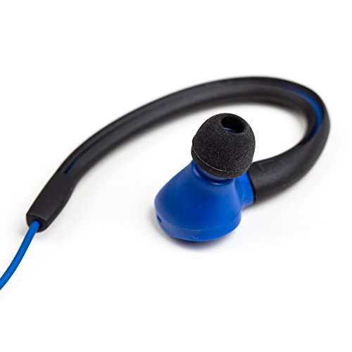 PIONEER se-e3-gr – Water Resistant Sports Headphones (ipx-2, Adjustable Clips) Blue Sea Water