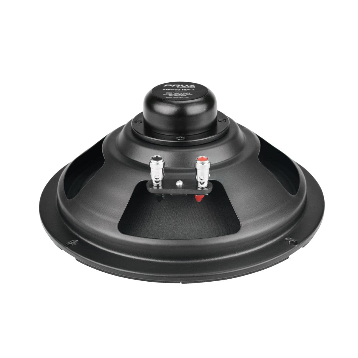 PRV AUDIO 8 Inch Midrange Speaker 8MR400-NDY-4, 400 Watts Max Program Power, Neodymium, 4 Ohm, 200 Watts RMS Power, 94 dB, Mid Range Loudspeaker fo Pro Car Audio (Single)