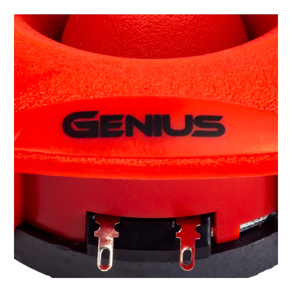 Genius Audio GPRO-T10 1.8", 65 Watts RMS - 350 Watts Max, Pro Audio Super Tweeter Speaker, Phenolic Diaphragm Car Audio Speaker, Ferrite Y30 Magnet, 4 Ohms (1 Speaker)