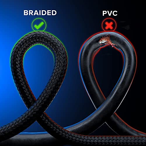 Maximm HDMI Cable 8k Cable’s New Upgraded Design HDMI 2.1, 3ft, Certified 48Gbps, 8K@60Hz 18Gbps 4K@120Hz Ultra High-Speed Gaming HDMI Cable, 8k/4k Cable, 3 Pack, UL-Listed