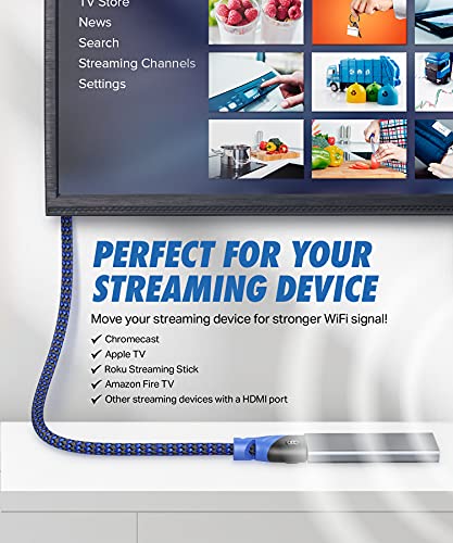Ultra Clarity Cables HDMI Extension Cable 10 ft [2 Pack] 4K High-Speed HDMI Extender - Male to Female - 10 feet