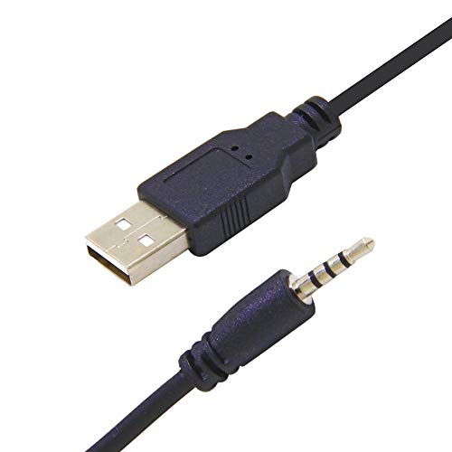 Ancable USB to 2.5mm Male, Headphone Charger Cable for JBL Synchros E30 E40BT E45BT E50BT EB40 S400BT S400 S500 S700 J56BT Wireless Headphones Replacement Charging Cable