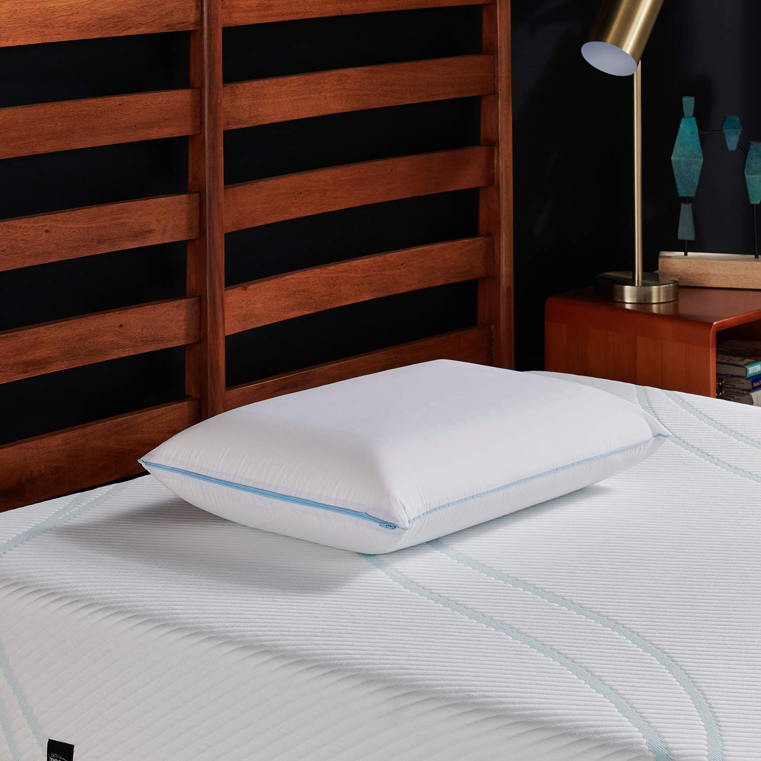 Tempur-Pedic Cloud Breeze Dual Cooling Pillow (King) and TEMPUR-Protect Pillow Protector (King)