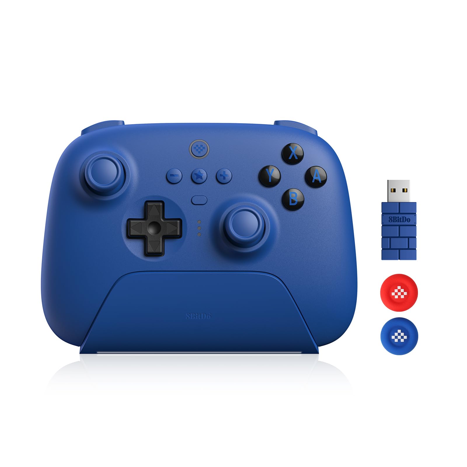 8Bitdo Ultimate Bluetooth Controller with Charging Dock, Wireless Switch Controller for Switch and Windows (Blue)