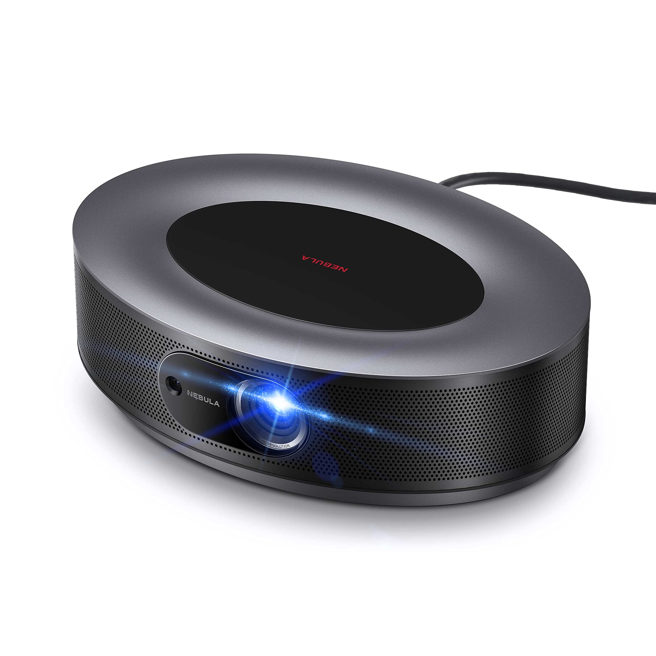 NEBULA 1080p Video Projector, Anker Nebula Cosmos Full HD 1080p Home Entertainment Projector, Outdoor Projector, Android TV 9.0, 4K Supported Projector, Digital Zoom, Auto Focus, HDR10