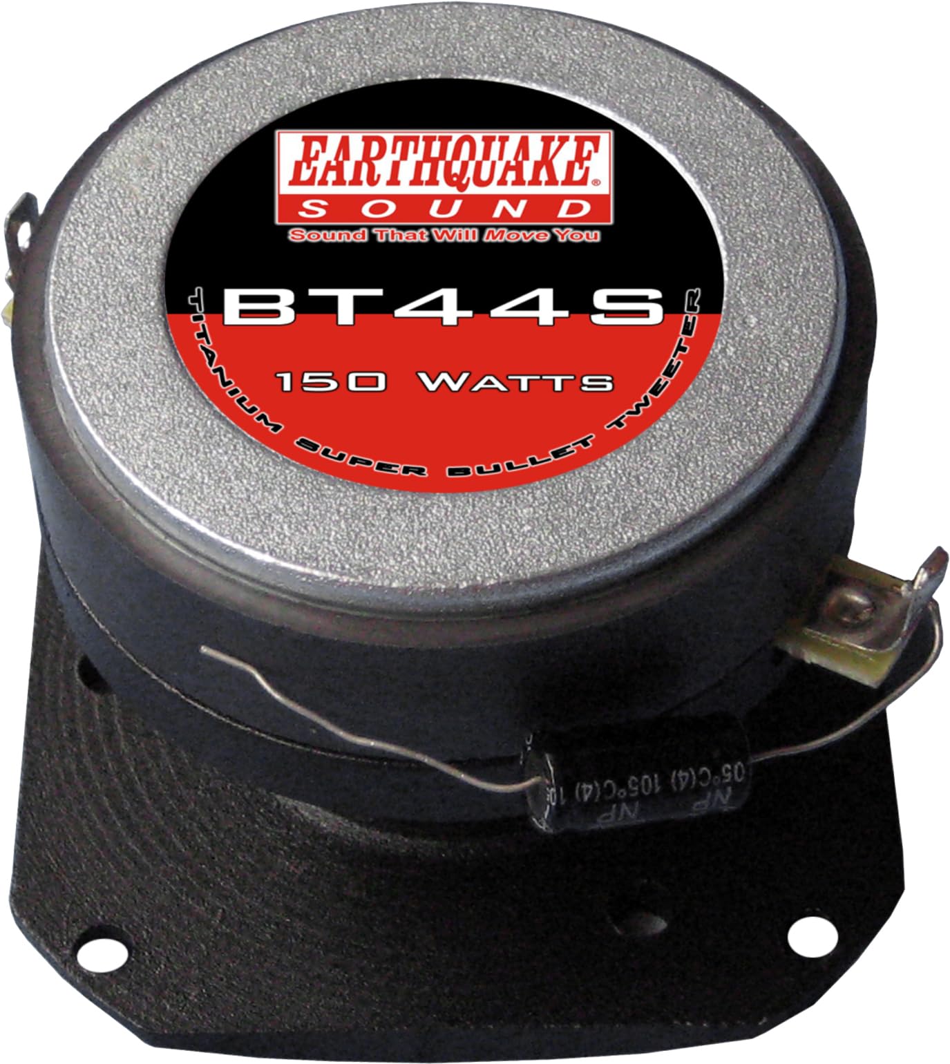 EARTHQUAKE Sound BT44S Car/Pro Audio 3.5-inch Titanium Dome Super Bullet Tweeter, 1" Voice Coil, 150W MAX (Pair)