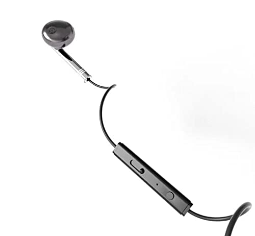 TRYING Long Cord Earplug Headphones for TV Watching and Monitoring, with Microphone Call Controller,Noise Cancelling Music Headphones,3.5mm Wired Earbuds Computer Voice Headset (with Microphone)