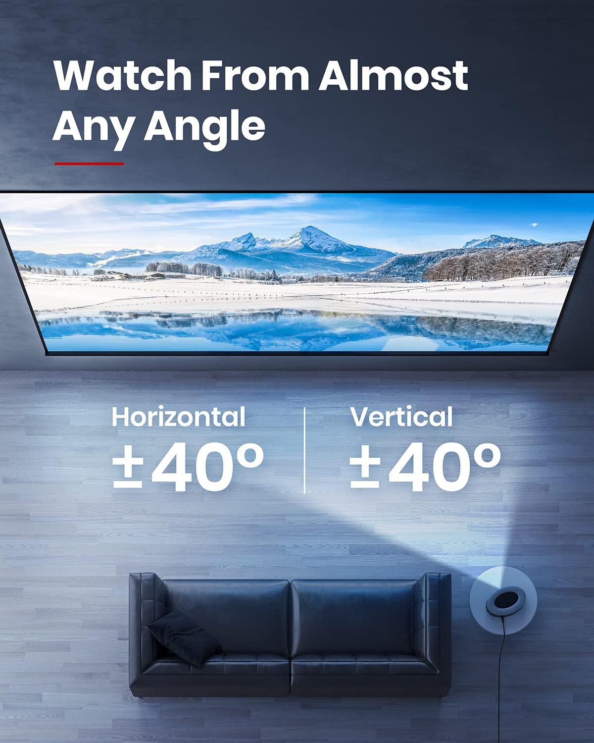 NEBULA 1080p Video Projector, Anker Nebula Cosmos Full HD 1080p Home Entertainment Projector, Outdoor Projector, Android TV 9.0, 4K Supported Projector, Digital Zoom, Auto Focus, HDR10