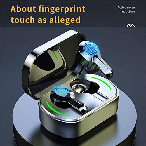 Wireless Bluetooth 5.3 Earbuds-TWS-Headphones Phone Holder 2 in 1 Digital Display Touch-Control Hi-fi Wireless Earphones Earbuds Headset Ipx4 Waterproof for Sports Gym