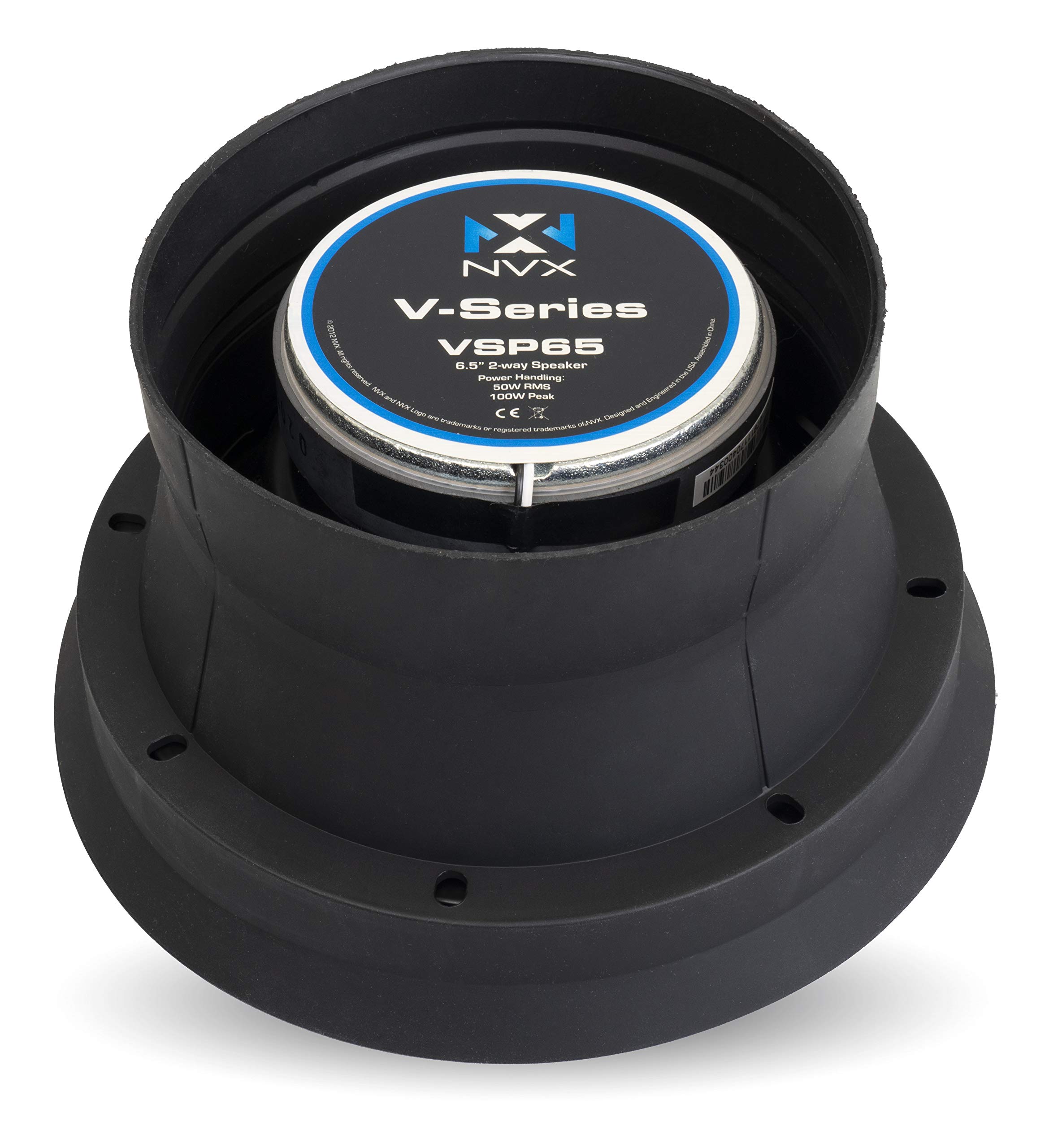 NVX XBAF65 2 Piece 6.5" or 6.75" Weatherproof Silicone Rubber Speaker Baffle Kit