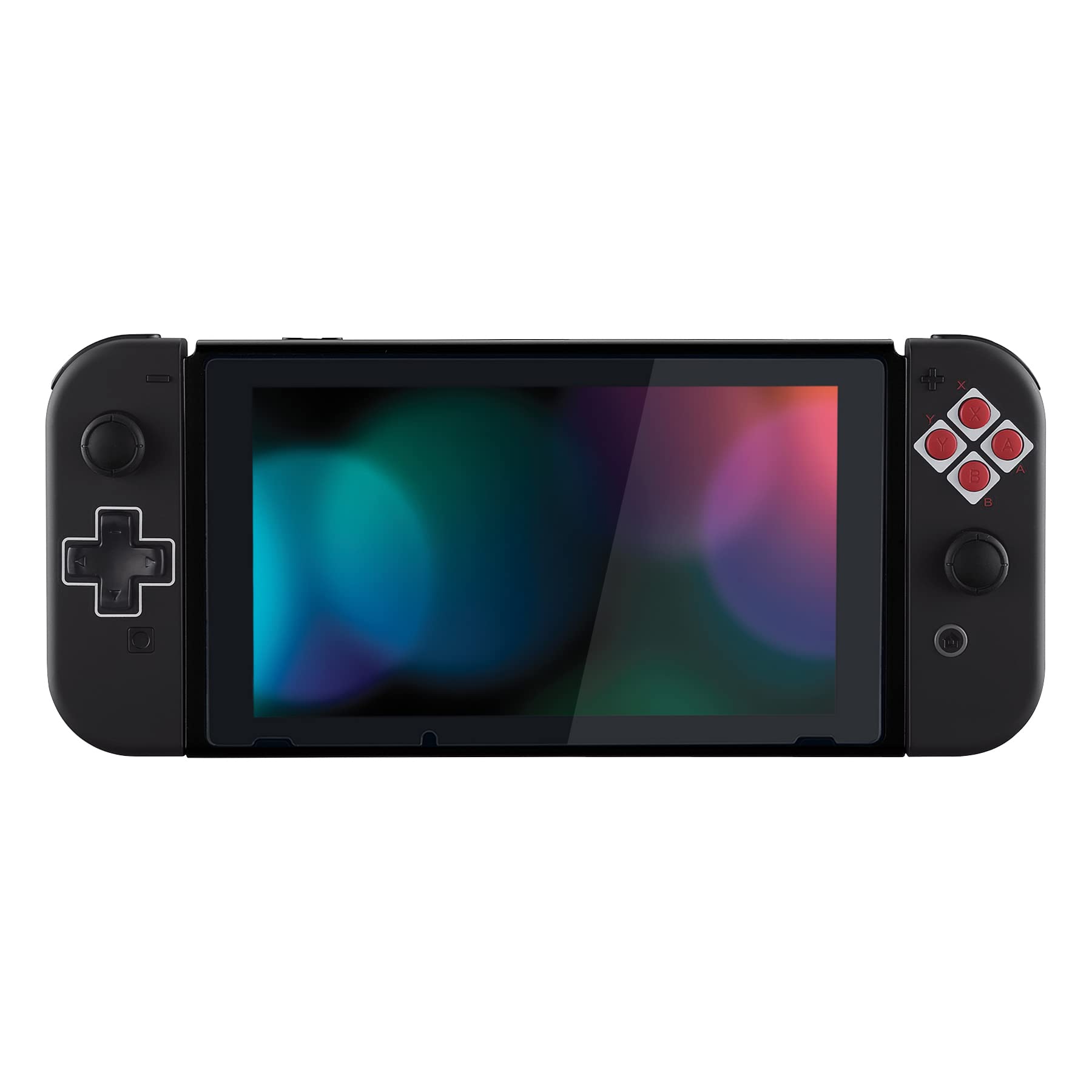 eXtremeRate Classics NES Style Soft Touch Joycon Handheld Controller Housing (D-Pad Version) Full Buttons, Replacement Shell Case for Nintendo Switch & Switch Oled Joy-Con β Console Shell NOT Included