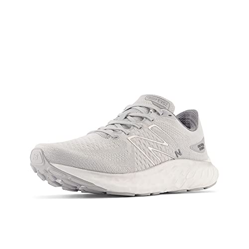 New Balance Men's Fresh Foam X Evoz V3 Running Shoe, Graphite/Aluminum Grey/Silver Metallic, 7.5 X-Wide