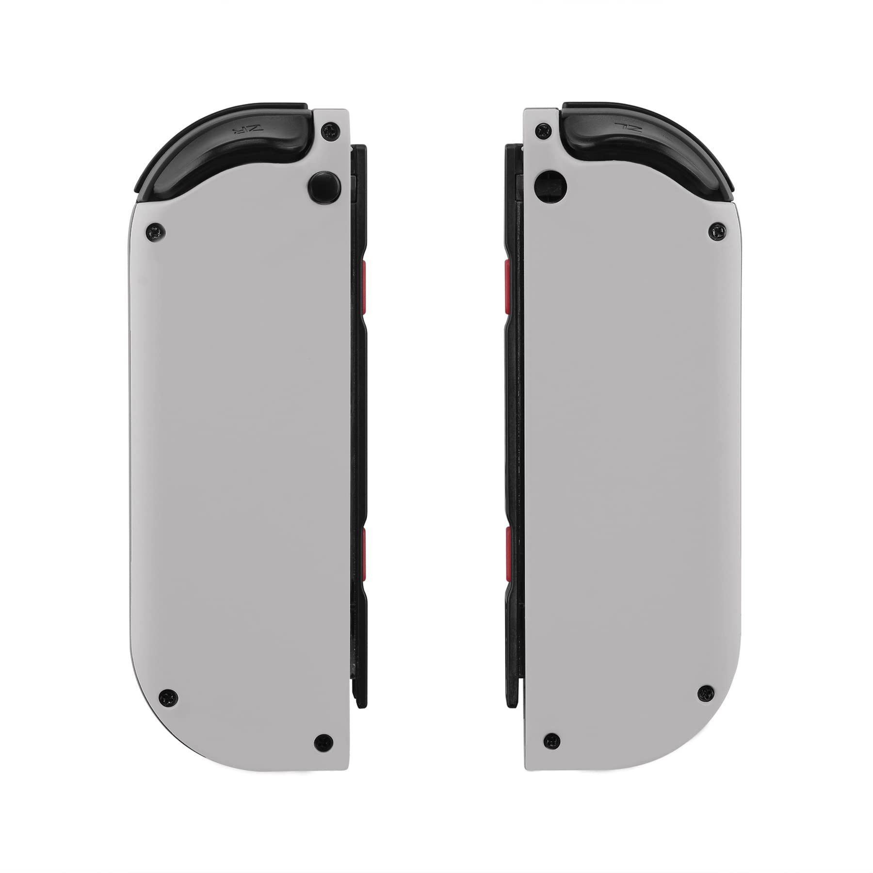 eXtremeRate Classics NES Style Soft Touch Joycon Handheld Controller Housing (D-Pad Version) Full Buttons, Replacement Shell Case for Nintendo Switch & Switch Oled Joy-Con β Console Shell NOT Included