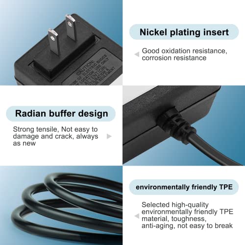 14.5V AC DC Adapter Charger Cable Cord Fit for Jawbone Big JAMBOX Wireless Bluetooth Speaker Charger J2011-03-US J2011-02-US J2011-01-US J2011-03 HDP40-145248W-1 Replacement Charging Power Supply Cord