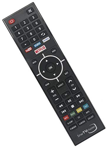 Remote Control Replacement for RCA Smart TV Virtuoso RNSMU5536