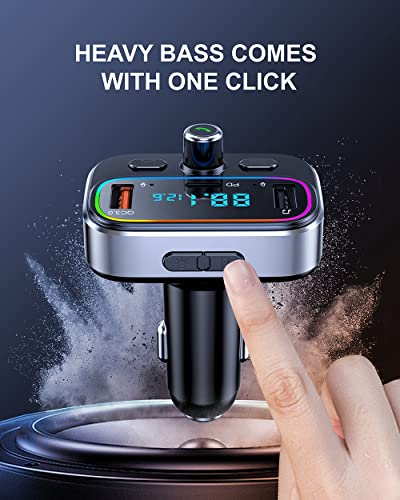 True Wireless Stereo Bluetooth Earbuds with Charging Case, Bluetooth 5.0 in-Ear Stereo Headphones, Built-in Mic, Premium Sound Earphones, Deep Bass, HiFi Audio, Sports Black