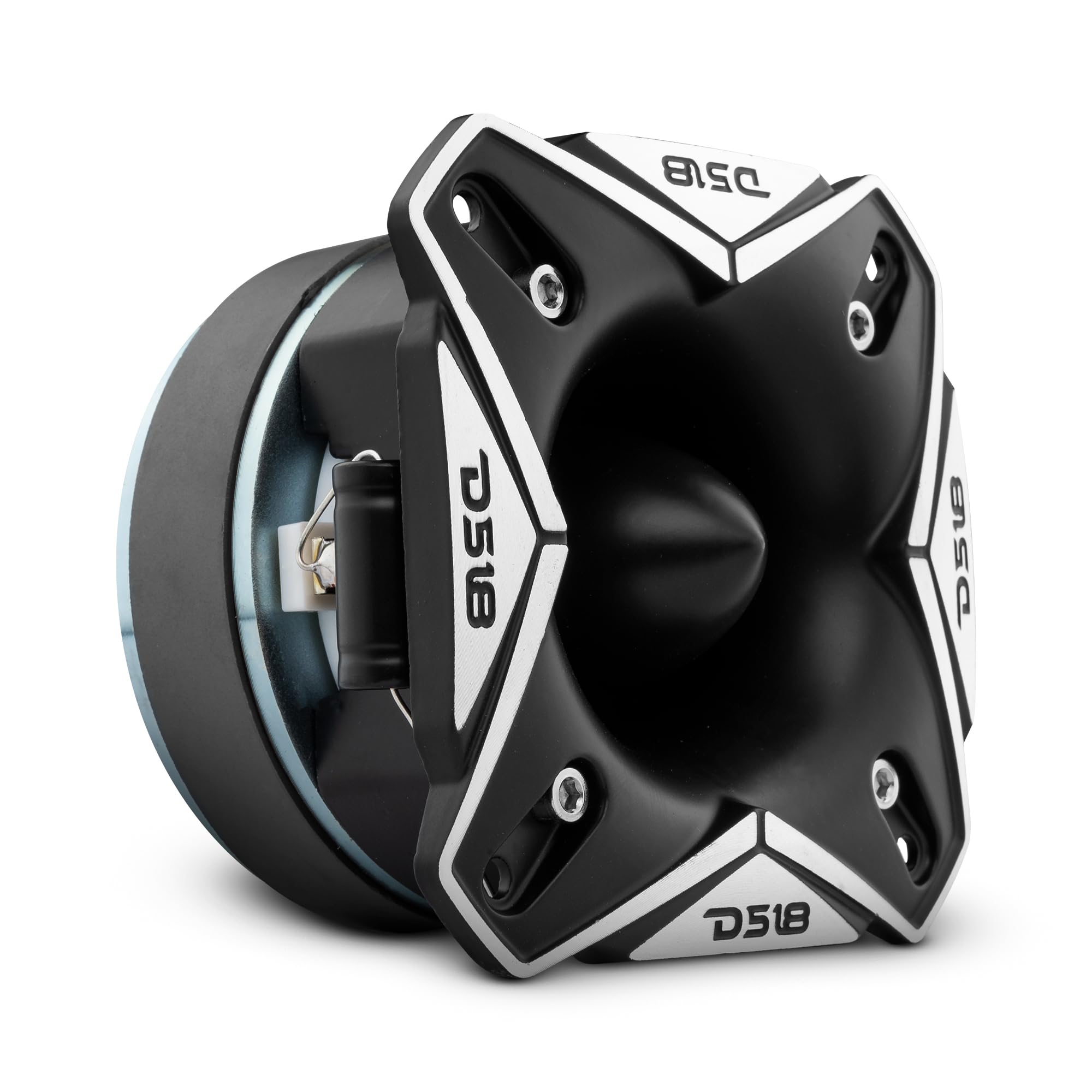 DS18 PRO-TWX3.8TI 3.8" Super Bullet Tweeter 250 Watts 1.5" Titanium 8-Ohm Vc, Super Bullet Compression Tweeter - Single