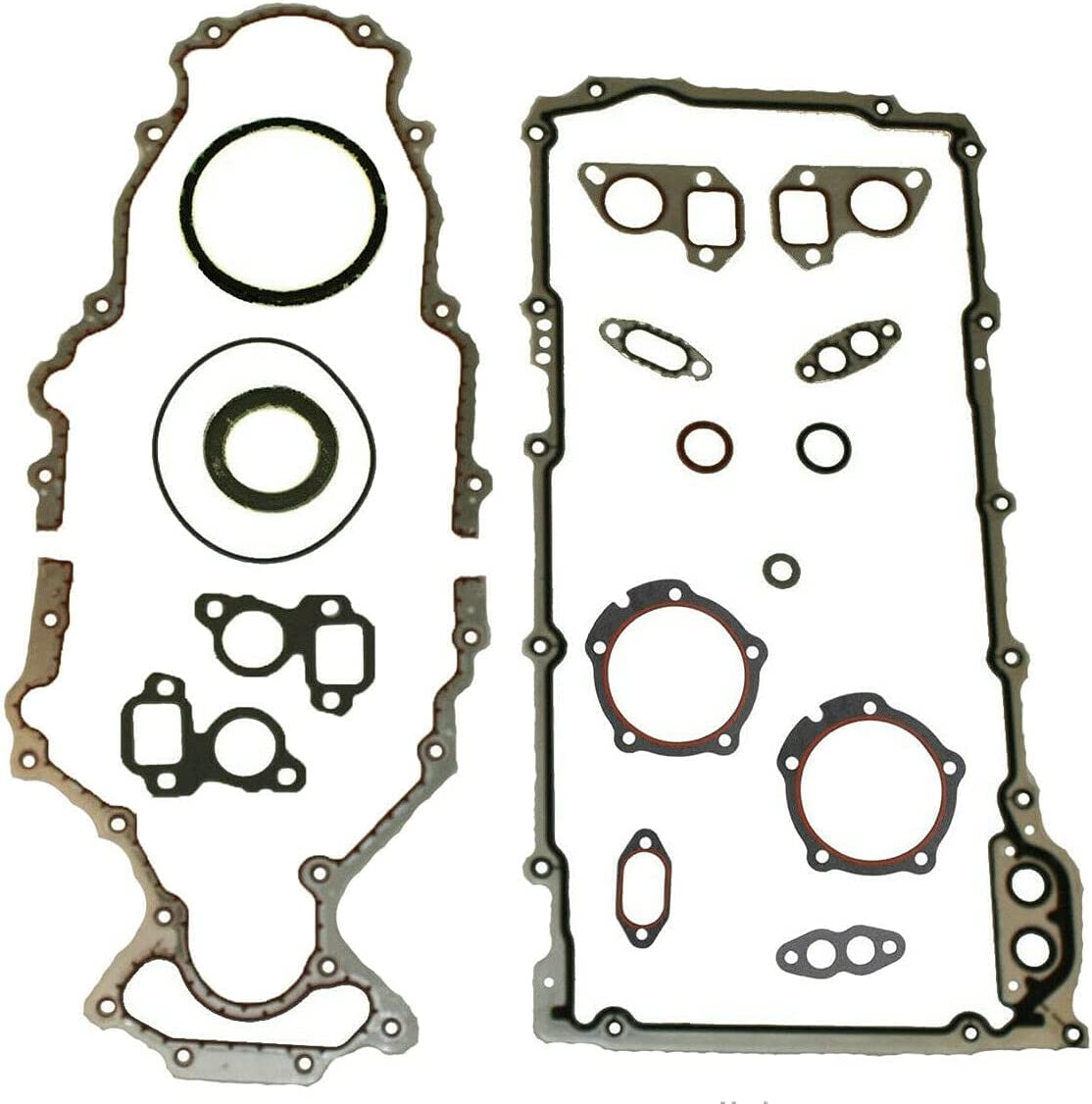 2010-2015 5.3L 4.8L High Performance Engine Rebuild Kit | E-1840-P Stage 2 Sloppy HP Camshaft | Flat Top Pistons | Compatible with Chevrolet LS 325 5.3L 5.3 4.8L | LS4 LH8 LH9 LMF LY5 LC9 LY2 L20