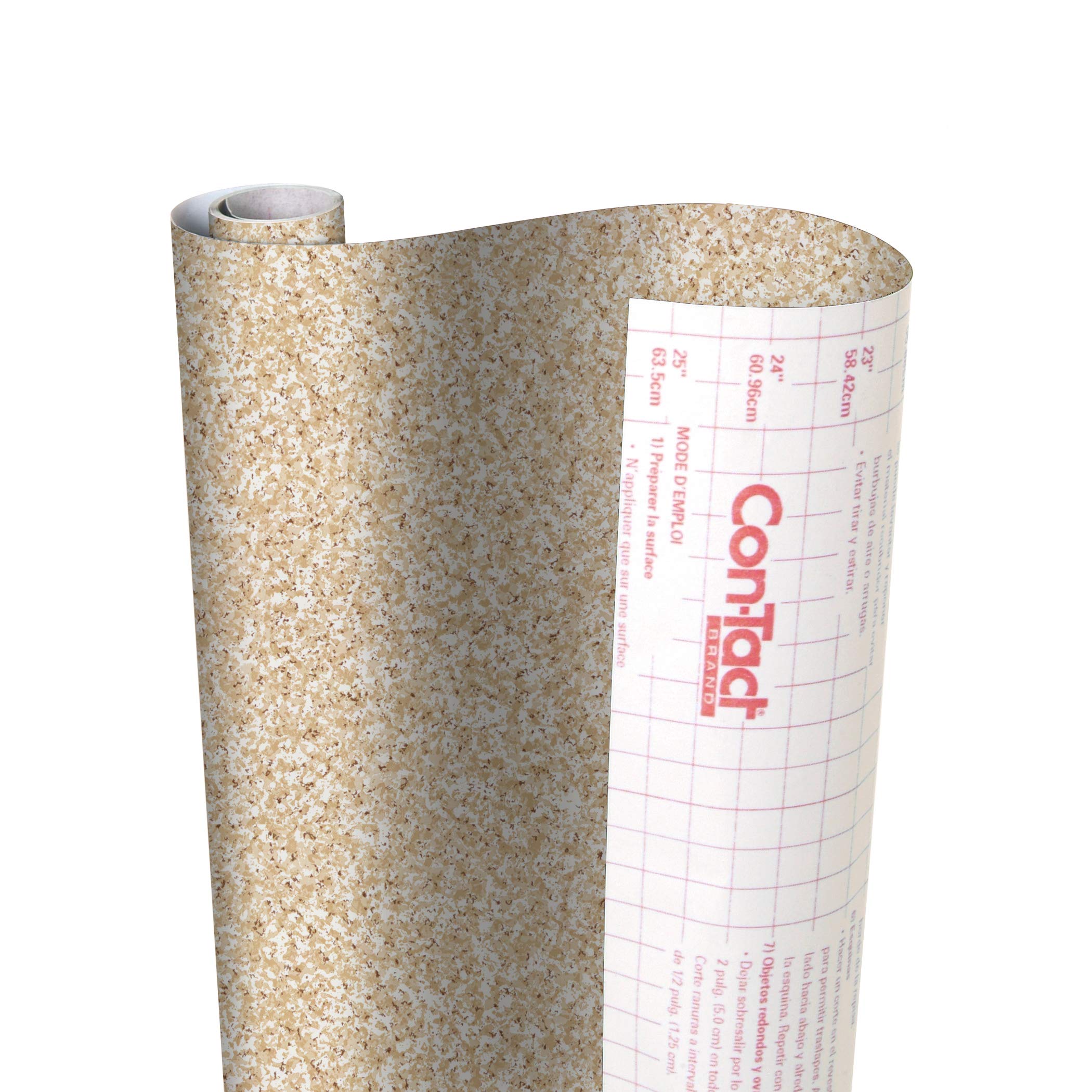 Con-Tact Brand, Beige Granite Creative Covering Self-Adhesive Shelf and Drawer Liner, 18-Inches by 9-Feet, 18x9