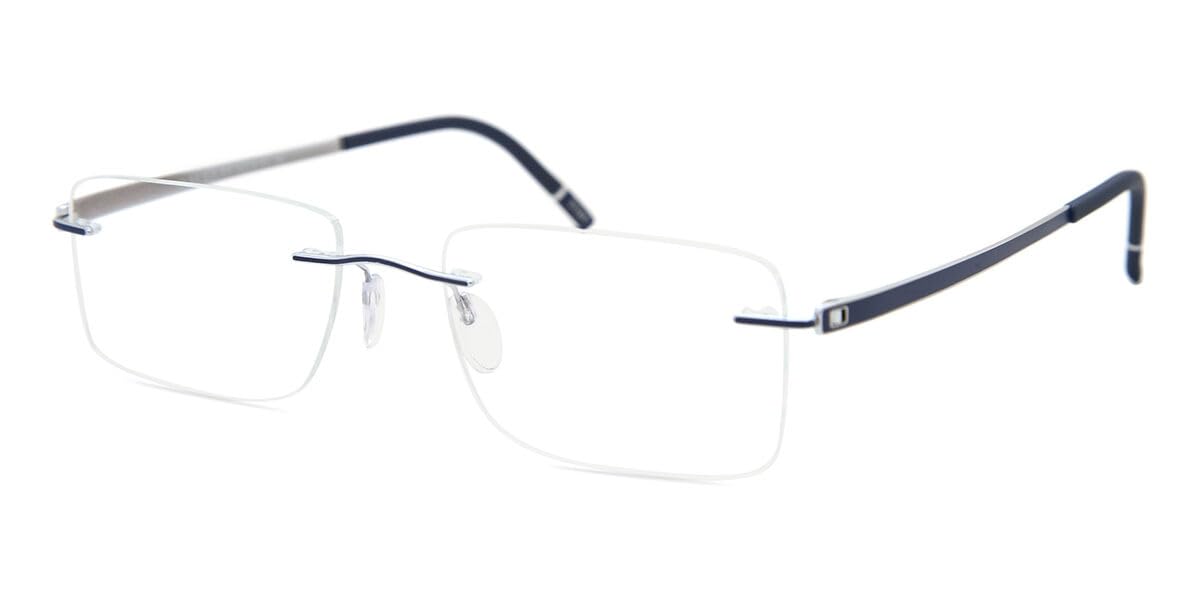 Eyeglasses Silhouette Momentum (5529) 4510 Silver/Pacific Blue 52/19/140 3 p
