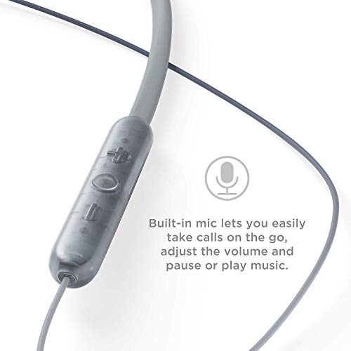 TCL SOCL300BT Wireless Bluetooth in-Ear Earbud Headphones with Noise Isolation and Extra-Long 17hr Playback Battery, Built-in Mic - Phantom Black