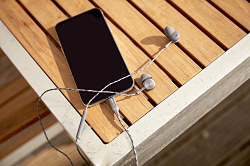 BoomPods Digibuds USB-C Headphones - Best in-Ear Digital Earbuds with USBC Type Connector, Fabric Braided Cable, Sweatproof, Wired Inline Controls for Seamless Entertainment (Graphite)
