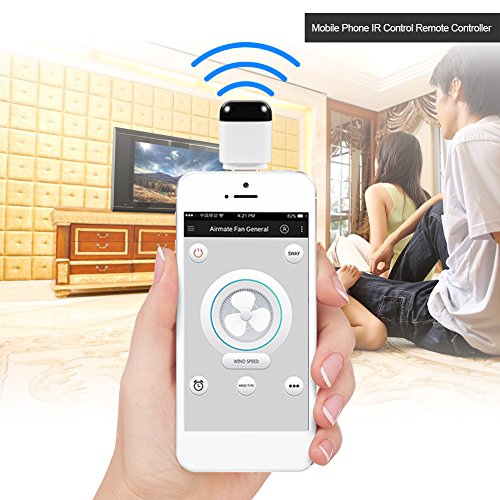 Wireless Smart IR Remote Control Adapter Android Mobile Phone Infrared Controller for Home AppliancesTV/DVD Player/Refrigerator/Light/Fan, etc(Type-C)