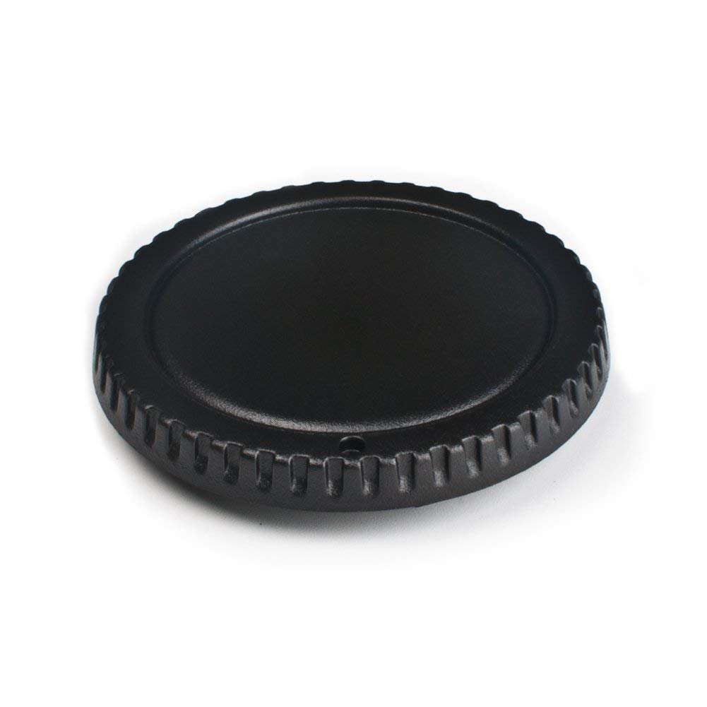 Camera Body Cover & Rear Lens Cap Compatible with Canon Rebel T8 T8i T7 SL3 SL2 SL1 90D 80D 7D 4000D 3000D 2000D w/EF EF-S Lens, 2 Packs