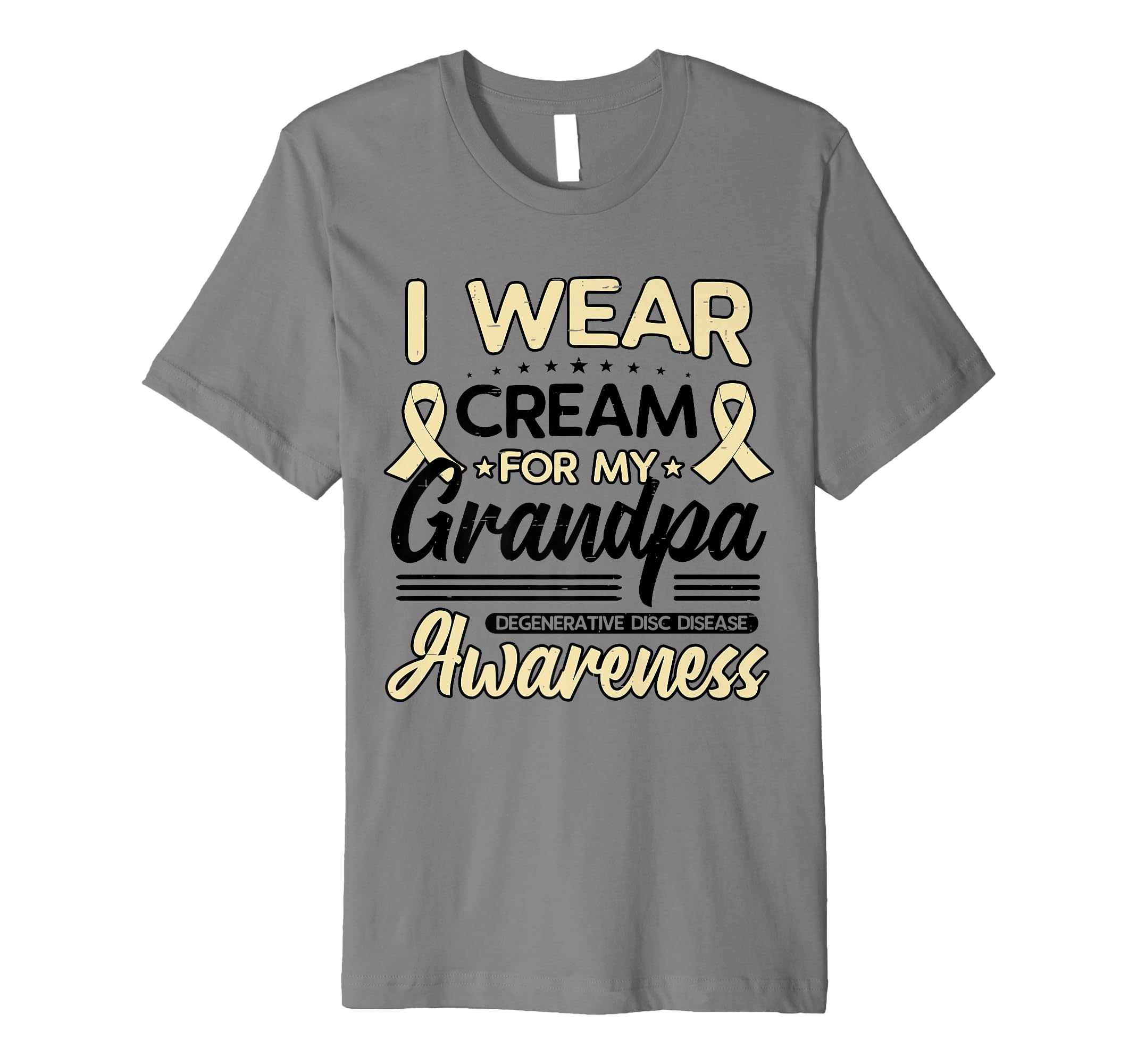 Degenerative Disc Disease Ninja I Wear Cream For My Grandpa Premium T-Shirt