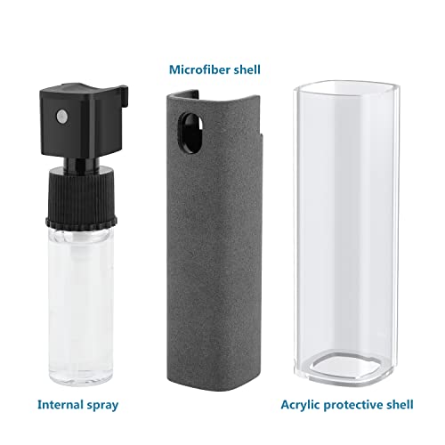3PCS Fingerprint Proof Screen Cleaner, 3-in-1Touchscreen Mist Cleaner Spray, Fingerprint-Proof Screen Cleaner for All Phones and Laptop Screens(3 Colors)